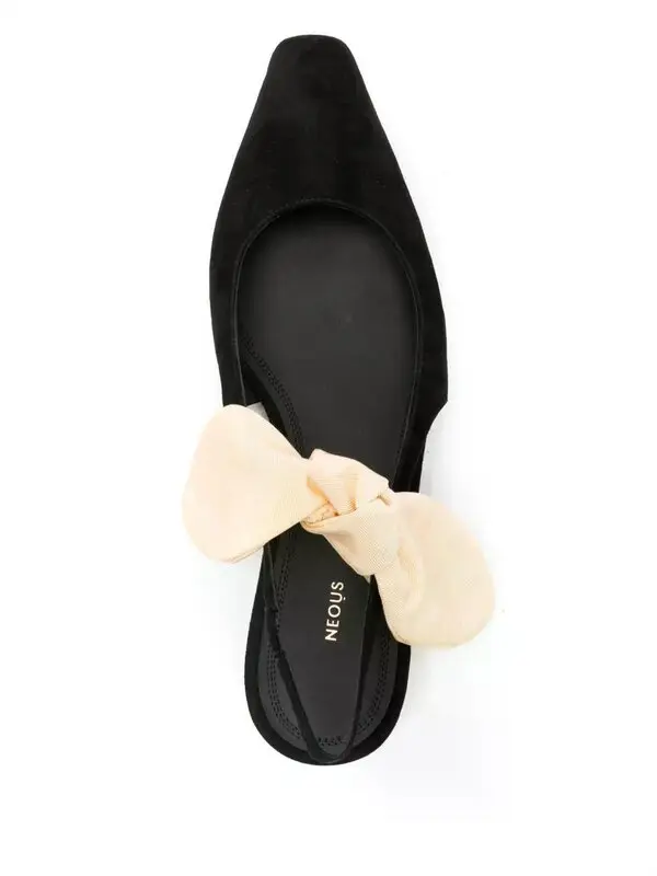 NEOUS Bow Detail Pumps - Black
