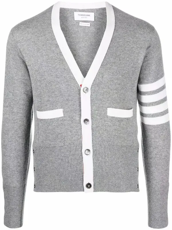 Thom Browne 4-bar Stripe Knit Cardigan