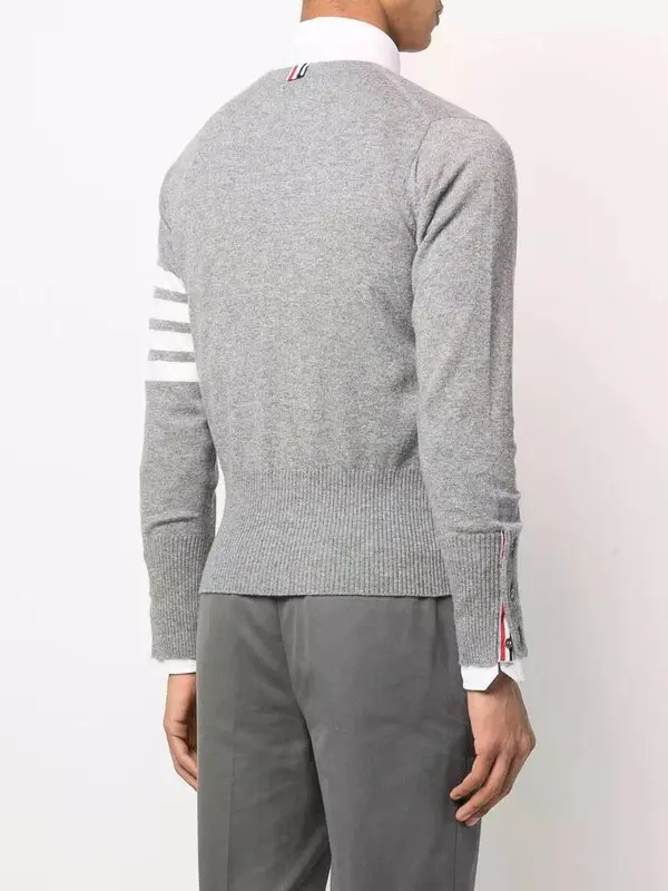 Thom Browne 4-bar Stripe Knit Cardigan