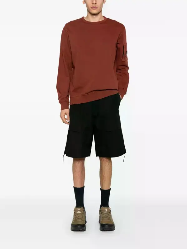 C.P. COMPANY Logo-patch Bermuda Shorts