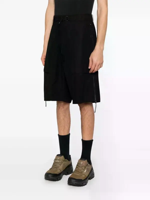C.P. COMPANY Logo-patch Bermuda Shorts