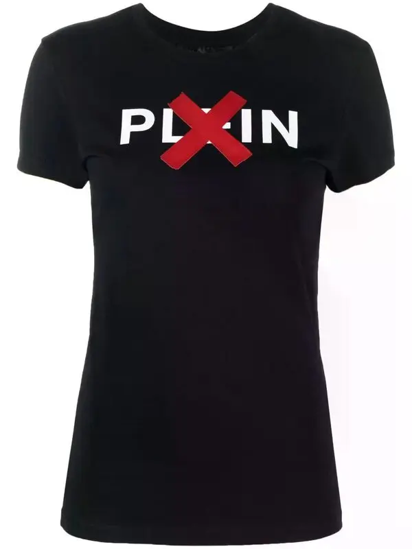 Philipp Plein Logo Print Cotton T-shirt
