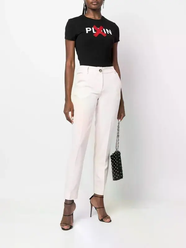 Philipp Plein Logo Print Cotton T-shirt