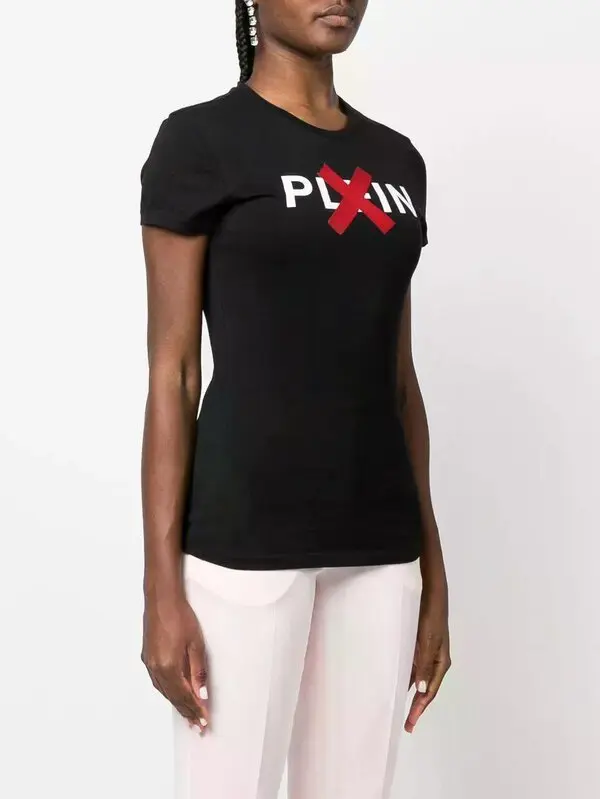 Philipp Plein Logo Print Cotton T-shirt