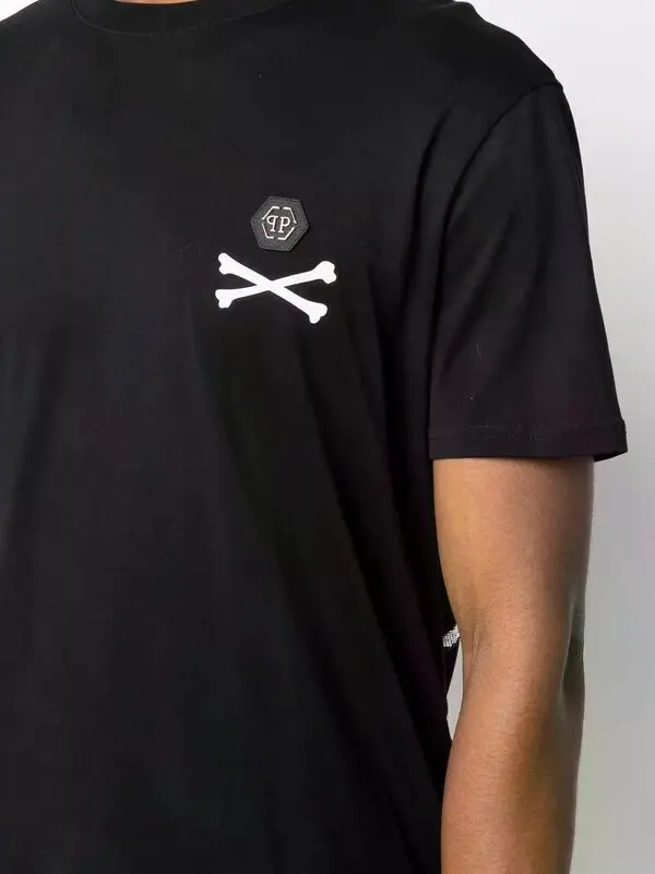 Philipp Plein Skeleton Print T-shirt