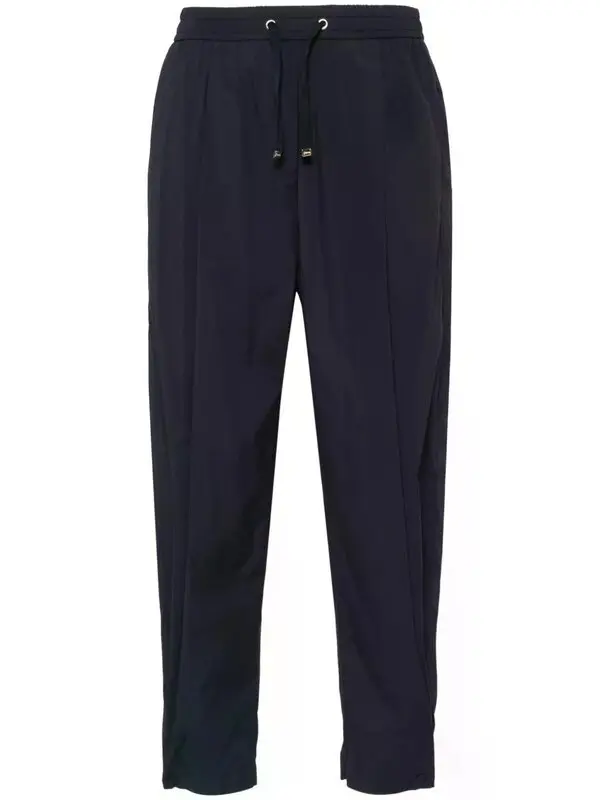 Herno Lightweight Cropped Trousers - Blue