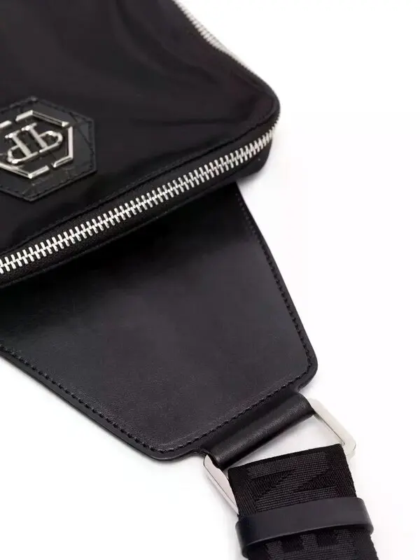 Philipp Plein Hexagon Logo Plaque Shoulder Bag