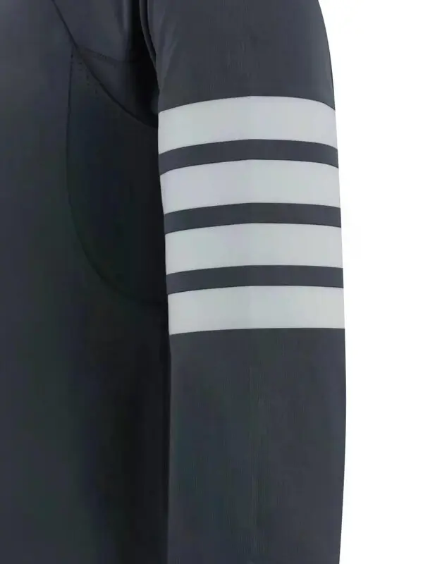 Thom Browne 4-bar Stripe Lightweight Compress Top - Grey