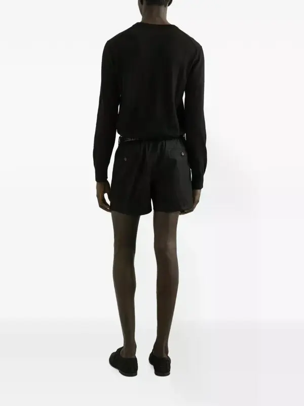 Dolce & Gabbana Logo Plaque Crew Neck Sweater