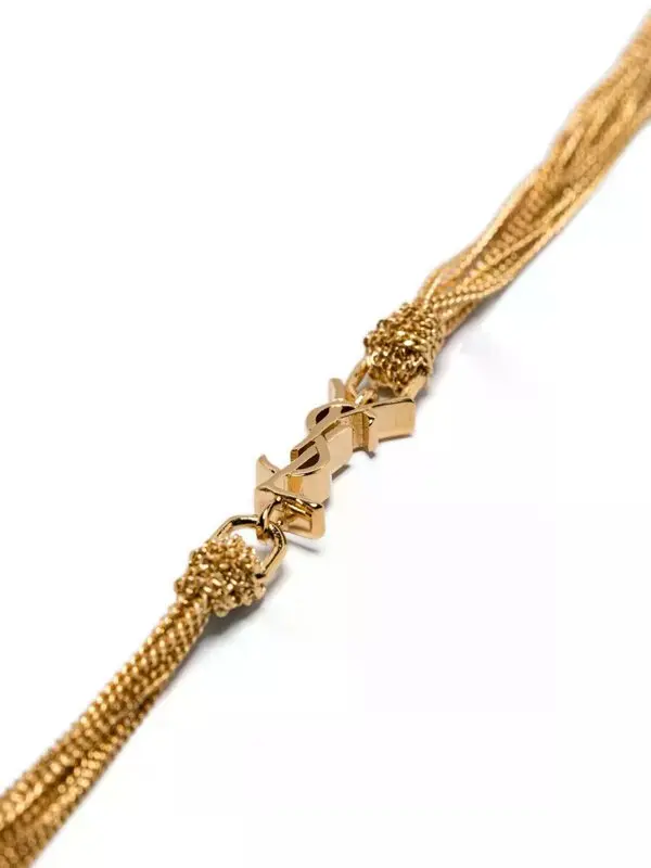Saint Laurent Cassandre Tassel Bracelet