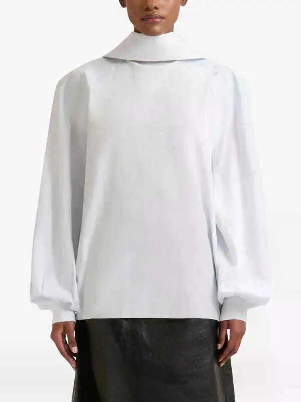 Marni High-neck Puff Sleeve Shirt