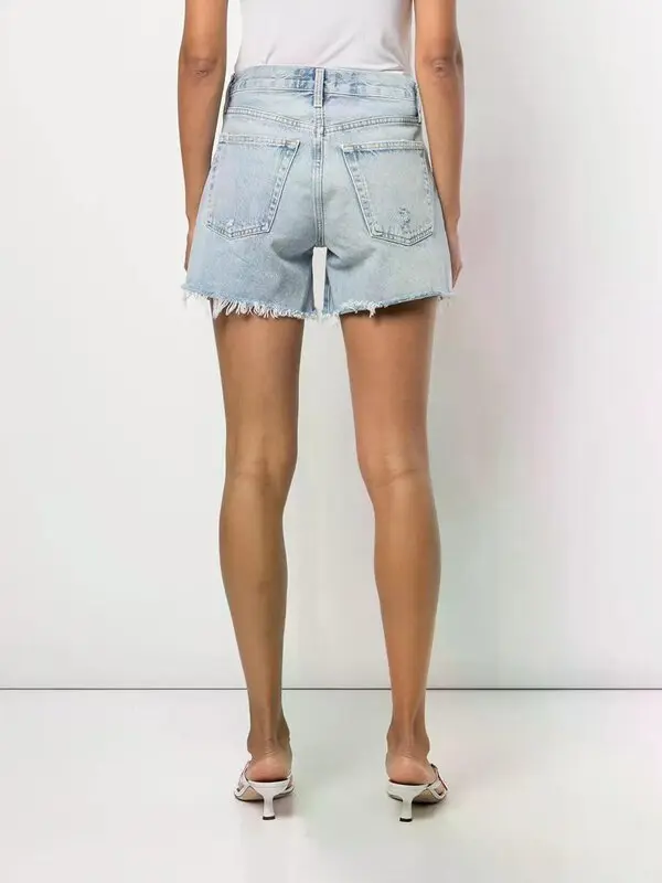 AGOLDE Parker High-waisted Denim Shorts