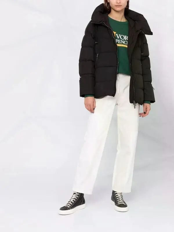 MOORER Quilted Down-lined Padded Jacket