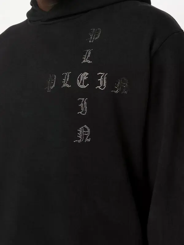 Philipp Plein Embellished Hoodie - Black