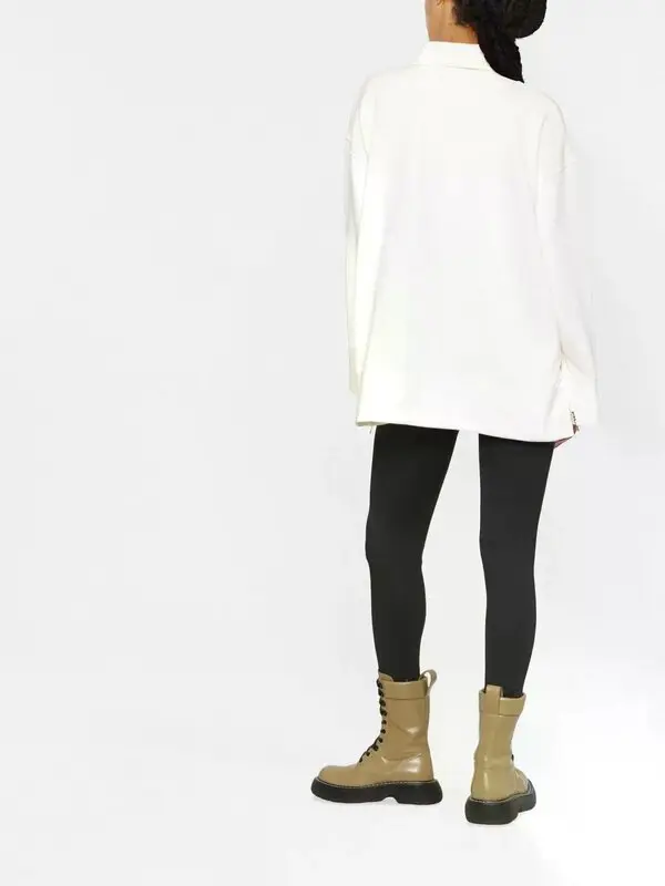 Rlx Ralph Lauren Oversized Quarter-zip Sweatshirt With Logo Detail