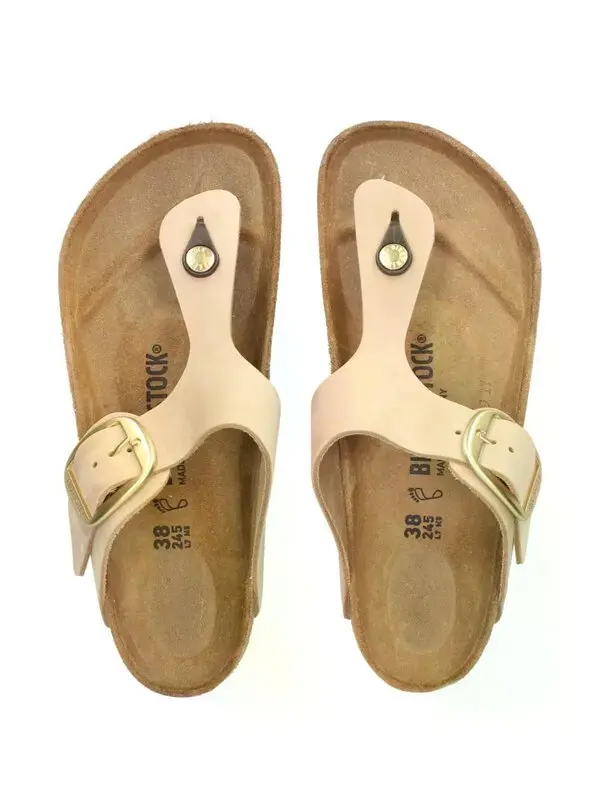 BIRKENSTOCK Gizeh Thong Sandals With Buckle Fastening - Neutrals