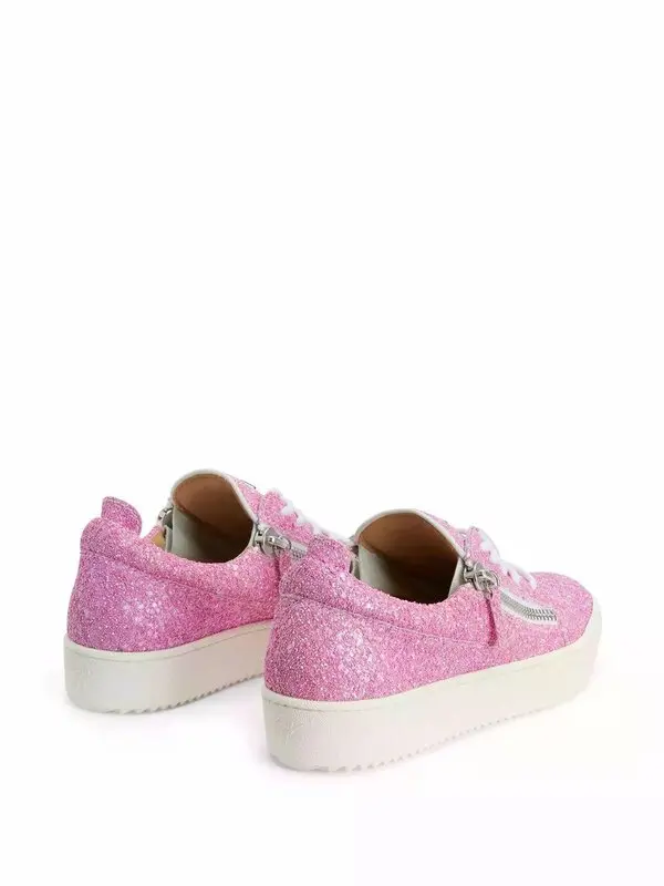 GIUSEPPE ZANOTTI Gail Glitter Sneakers - Pink