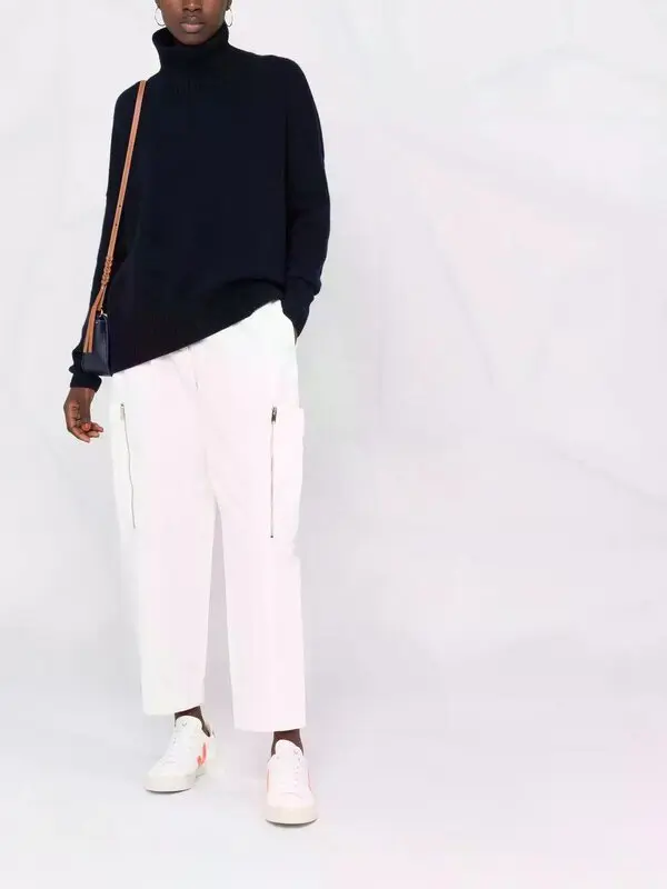 LISA YANG Heidi Cashmere High-neck Sweater - Blue