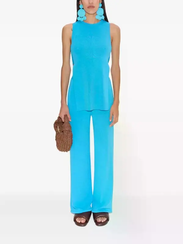 SIMONMILLER Wide Leg Knitted Trousers