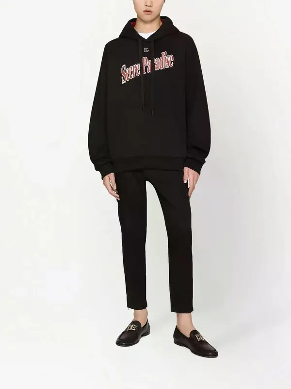 Dolce & Gabbana Cargo Trousers With Logo Tag
