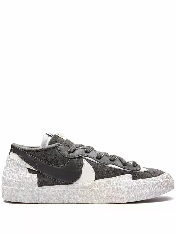 Nike X Sacai Blazer Low 'iron Sneakers - Grey