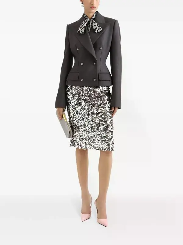 Dolce & Gabbana Sequined Pencil Skirt