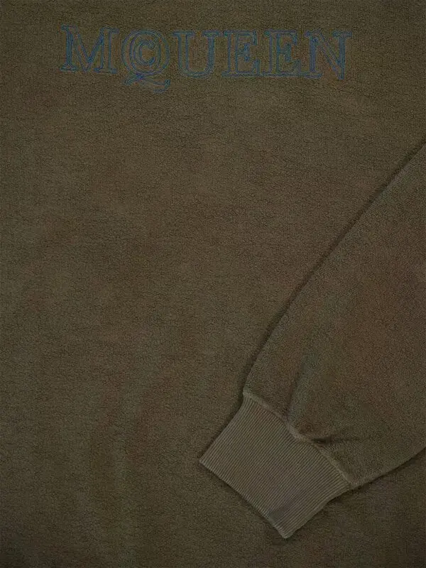 Alexander McQueen Logo-embroidered Sweatshirt - Green