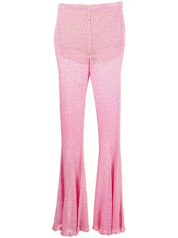 Blumarine Knitted Flared Trousers