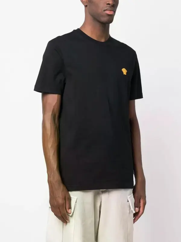 Versace Medusa-embroidered T-shirt
