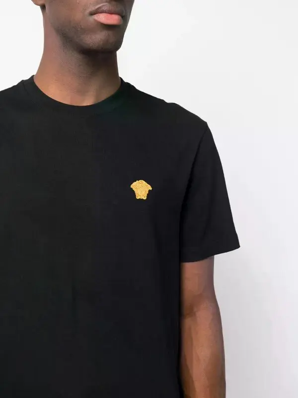 Versace Medusa-embroidered T-shirt