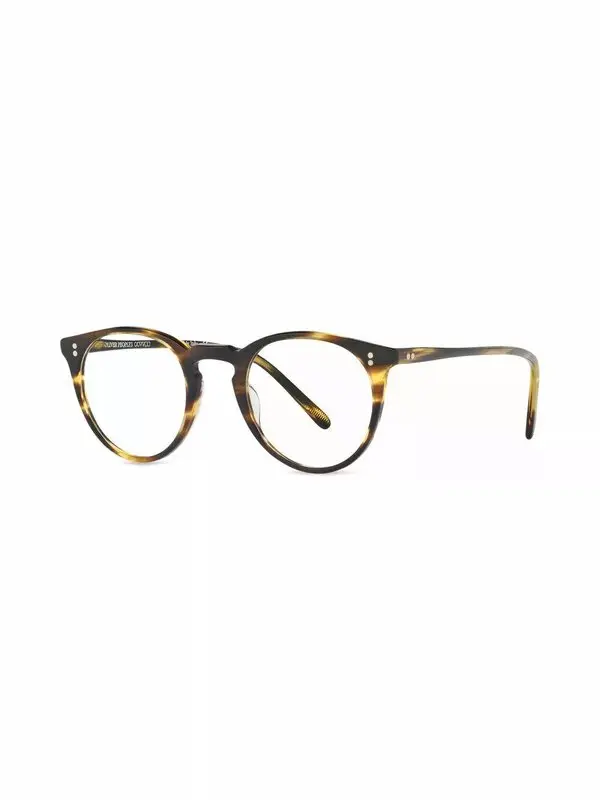Oliver Spencer O'malley Round-frame Glasses - Black