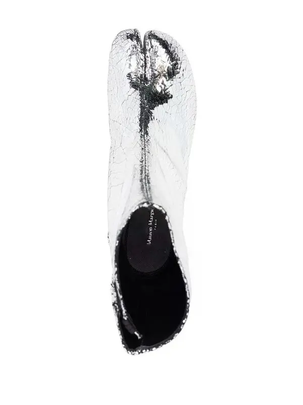 MAISON MARGIELA Tabi Mirror-effect Ankle Boots