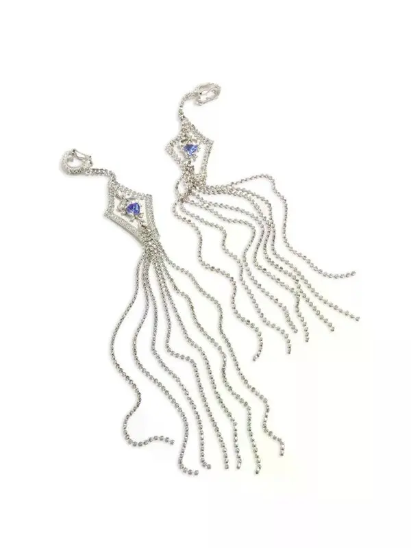 Valentino Garavani Rêve Radieux Clip-on Earrings - Silver