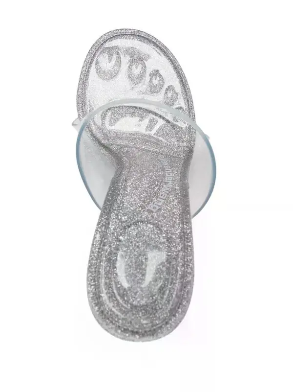 Alexander Wang Nudie Glittered Sandals