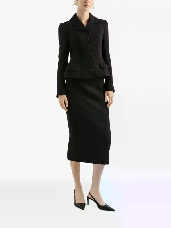 Dolce & Gabbana Single-breasted Virgin Wool Blazer