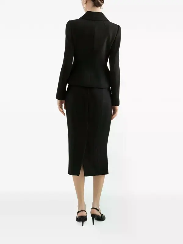 Dolce & Gabbana Single-breasted Virgin Wool Blazer
