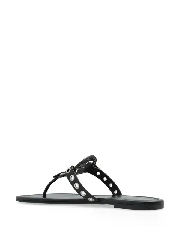 Tory Burch Embellished Eyelet T-bar Sandals