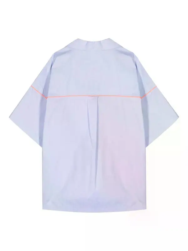 Kolor Logo-embroidered Cotton Shirt