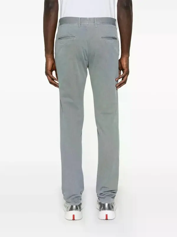 Incotex Twill Tapered Trousers - Blue