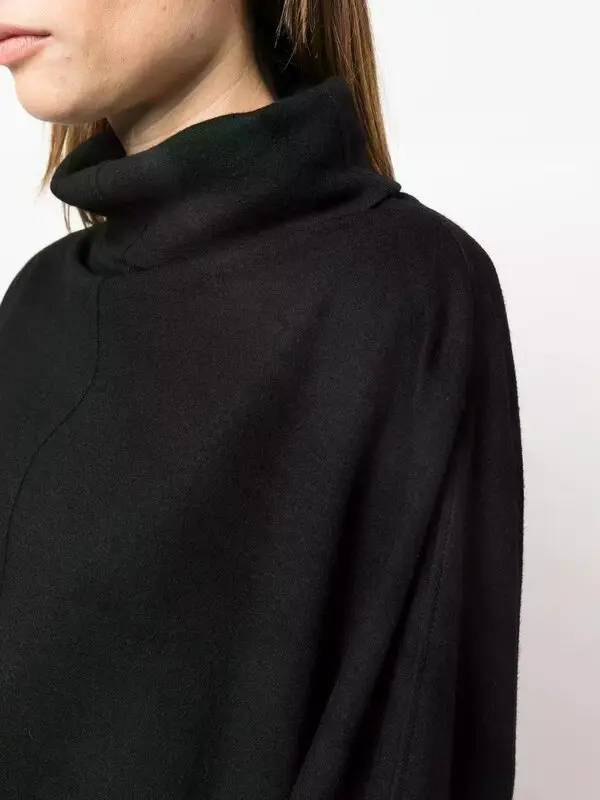 Issey Miyake Mock Neck Wide-sleeved Top