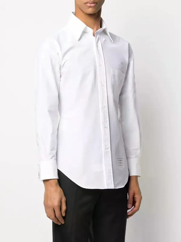 Thom Browne 4-bar Oxford Shirt - White