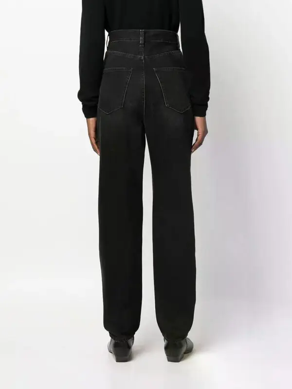 TOTEME Faded Effect Tapered-leg Jeans