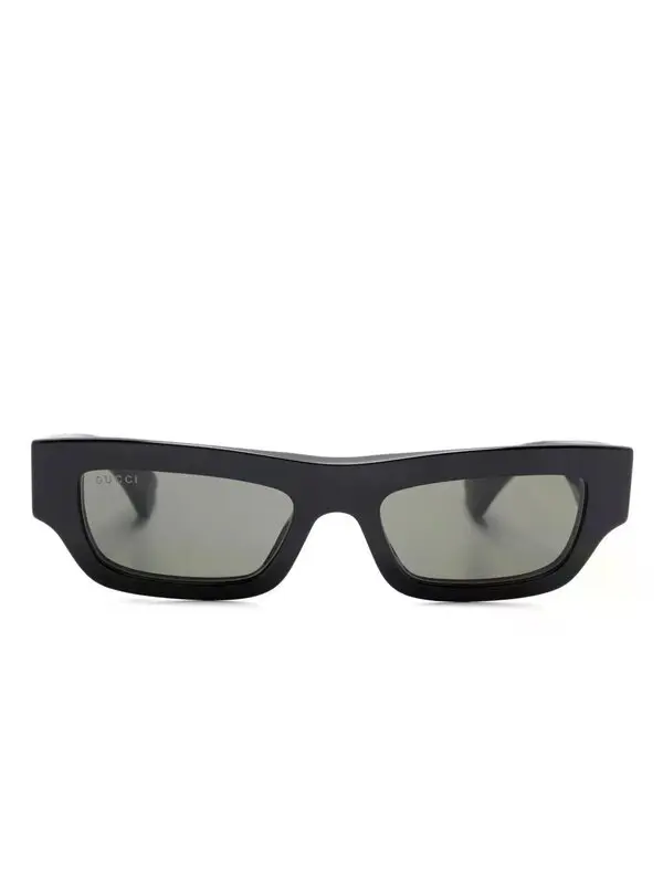 Gucci Rectangle Frame Sunglasses - Black