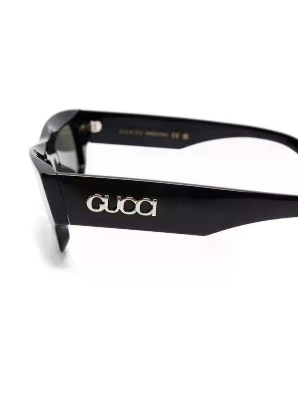 Gucci Rectangle Frame Sunglasses - Black