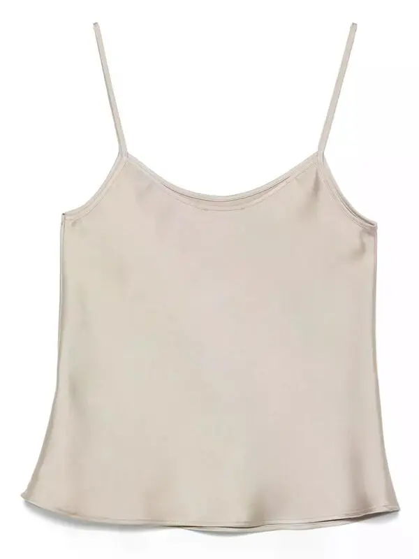 BLANCA VITA Satin Tank Top