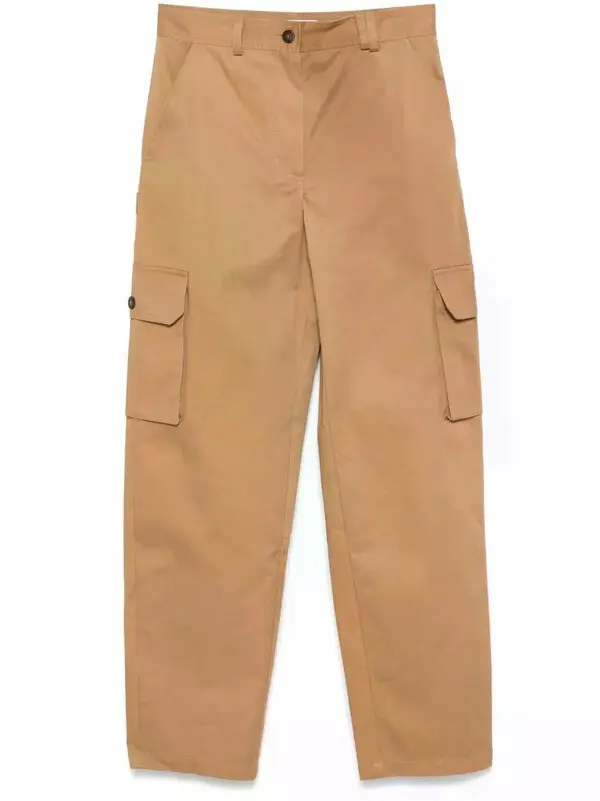 Maison Kitsuné Embroidered Logo Cargo Trousers