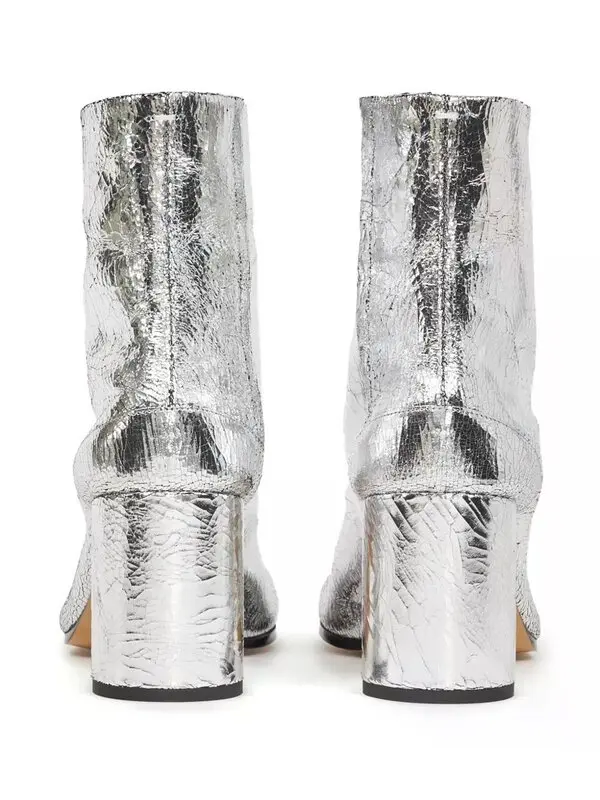 MAISON MARGIELA Tabi 80mm Mirror-effect Ankle Boots