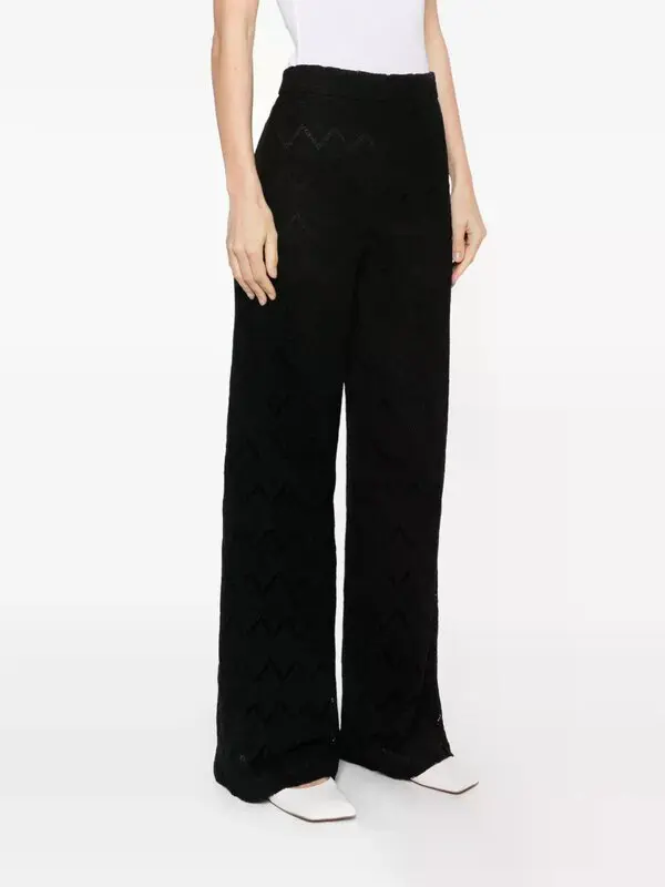 TWINSET Macramé Wide-leg Trousers