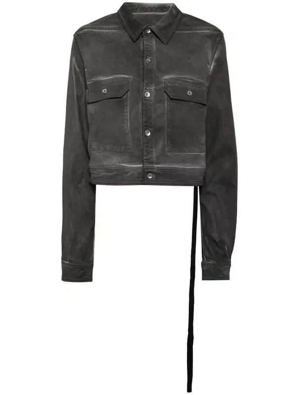 Rick Owens Cape-sleeve Denim Jacket