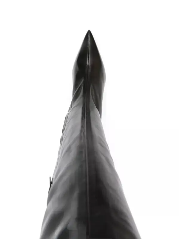 Givenchy 80mm Leather Thigh High Boots